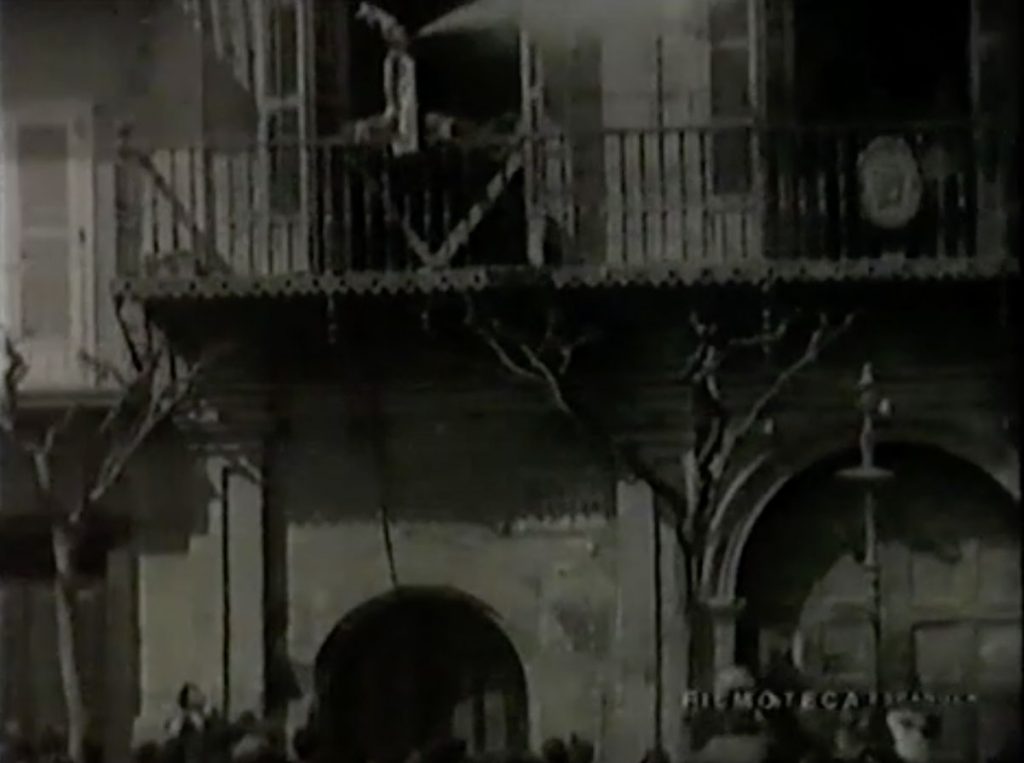 Ceremonias del Volatín y el Ángel de Tudela en una filmación de Antonio ...
